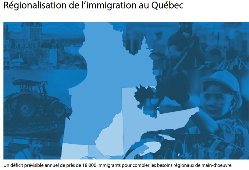 Un déficit de 18 000 immigrants pour combler les besoins régionaux de ...